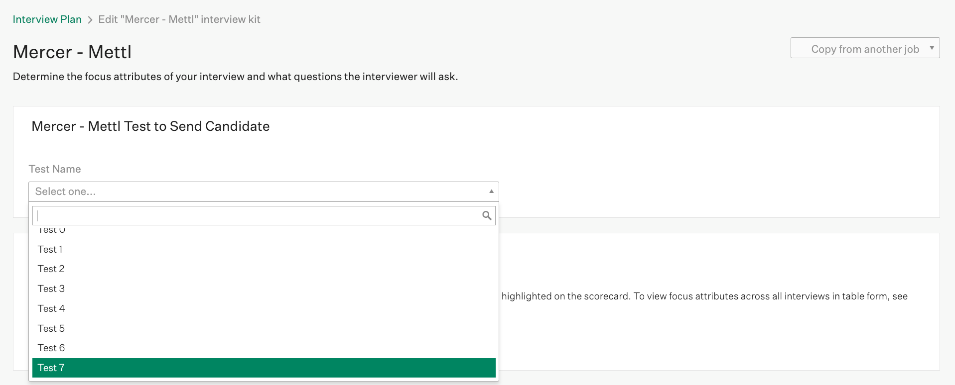 Mercer | Mettl integration – Greenhouse Support