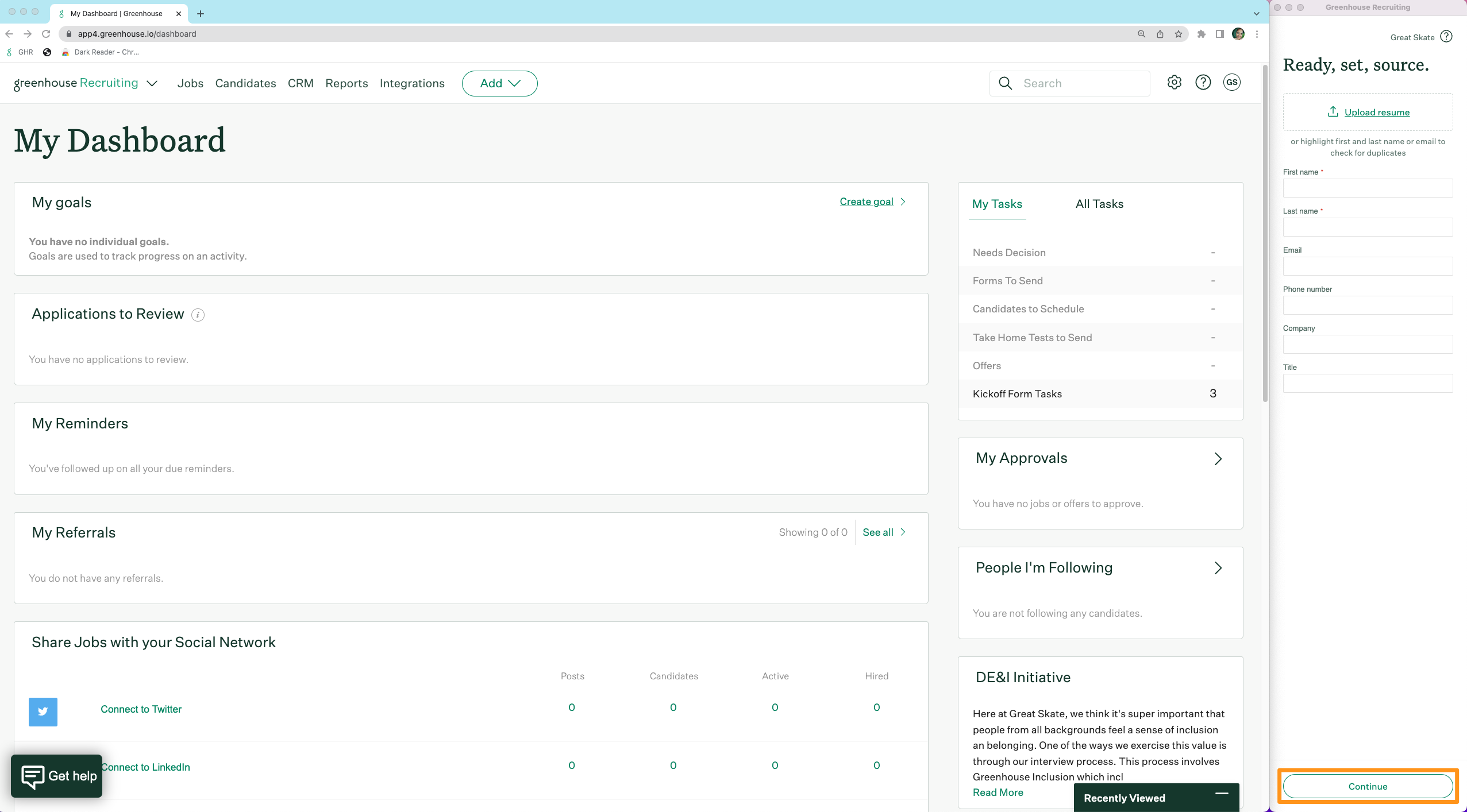 Greenhouse Recruiting Chrome extension for Sourcing Automation ...