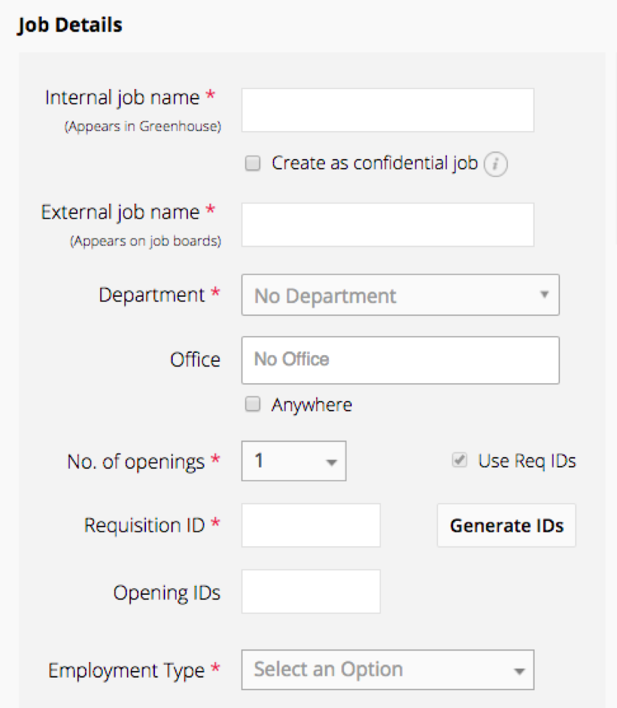System default fields vs. custom fields – Greenhouse Support