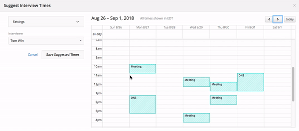 Request candidate availability with Google Calendar – Greenhouse Support