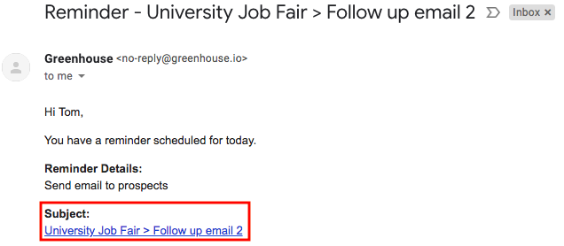 Pool and Stage Reminders – Greenhouse Support