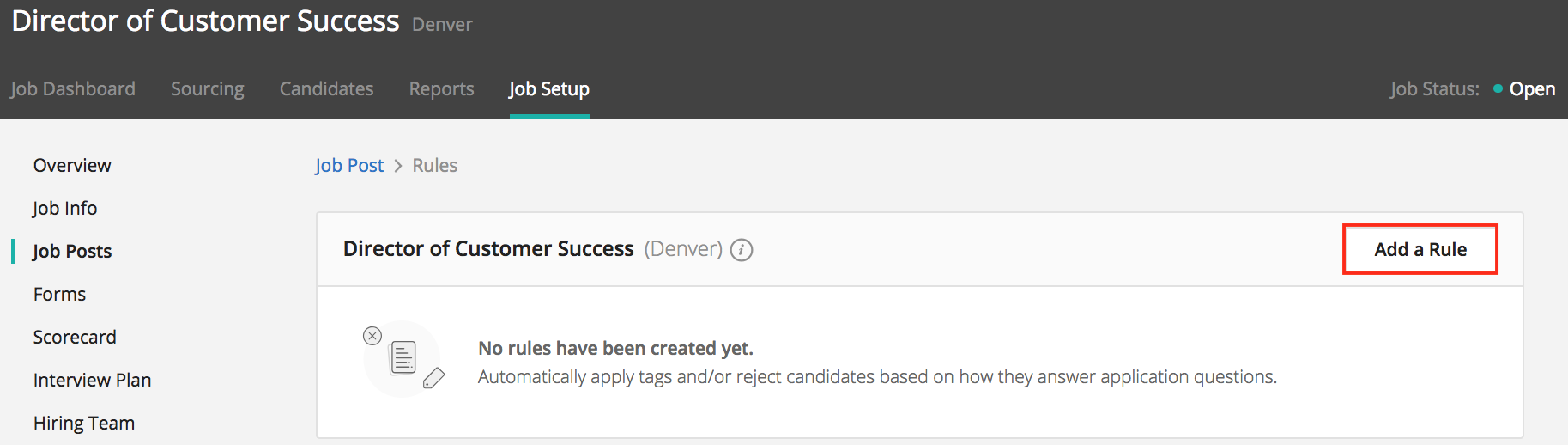 Auto-Reject – Greenhouse Support