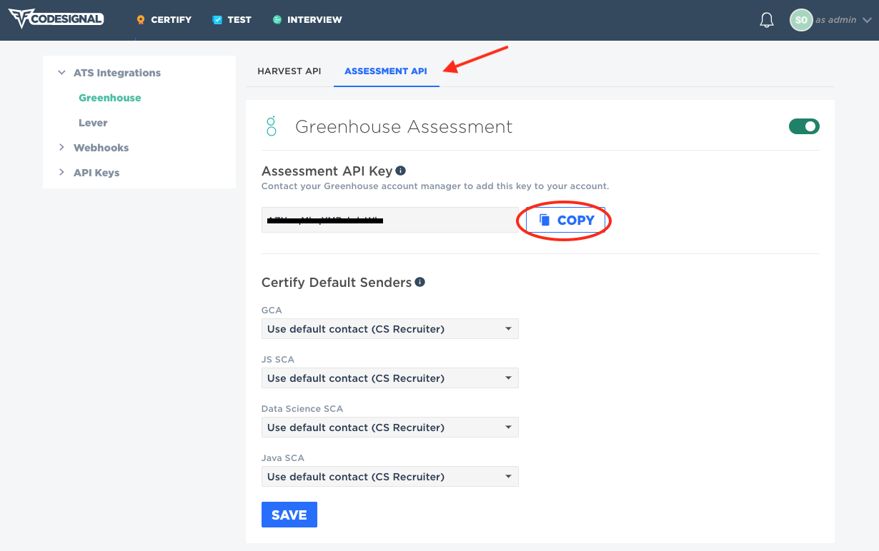 CodeSignal integration – Greenhouse Support