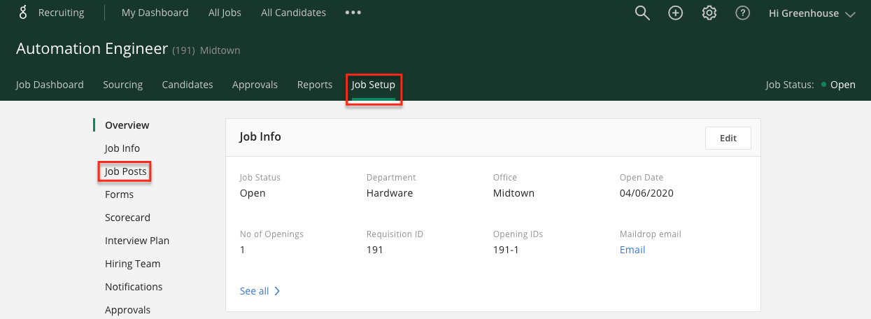 Application Rules Overview – Greenhouse Support