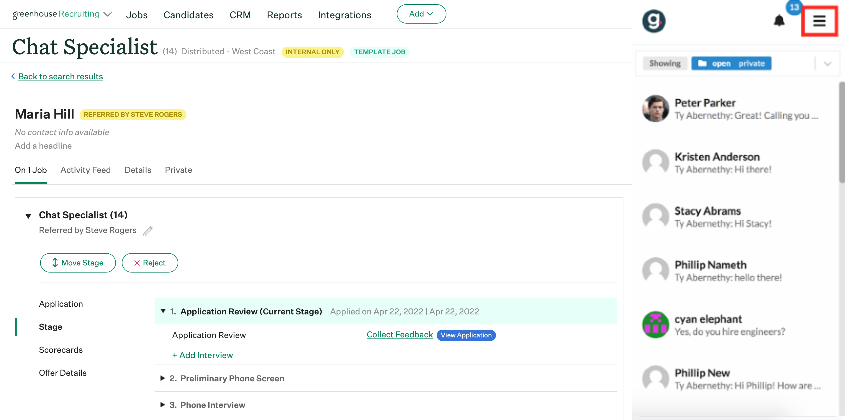 Grayscale integration – Greenhouse Support