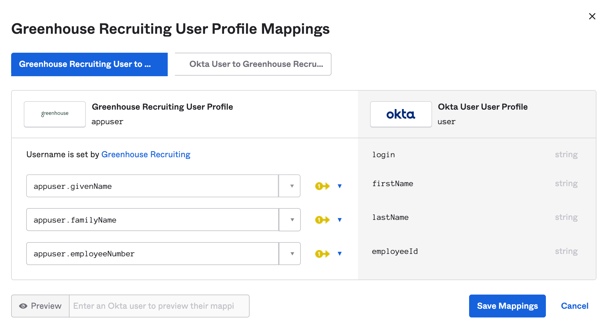 Configure SCIM for Okta – Greenhouse Support